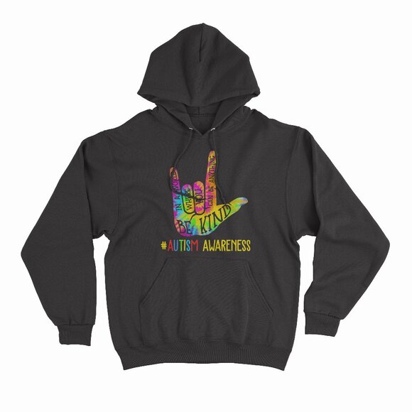 No Brand | Sweaters | New Be Kind Asl Love Sign Language Hand Autism ...